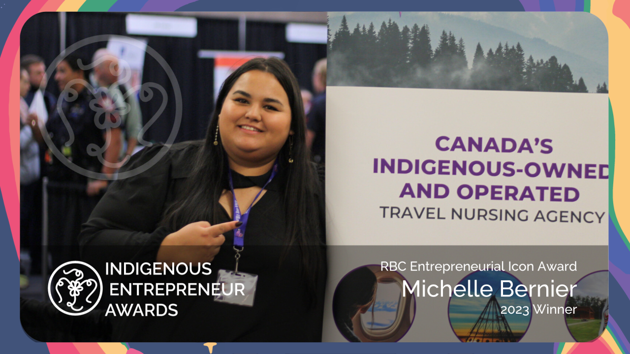 Michelle Bernier wins RBC Entrepreneurial Icon Award - Pow Wow Pitch