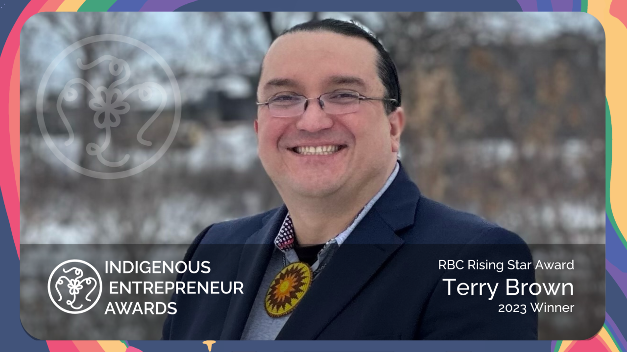 Terry Brown wins RBC Rising Star Award - Pow Wow Pitch